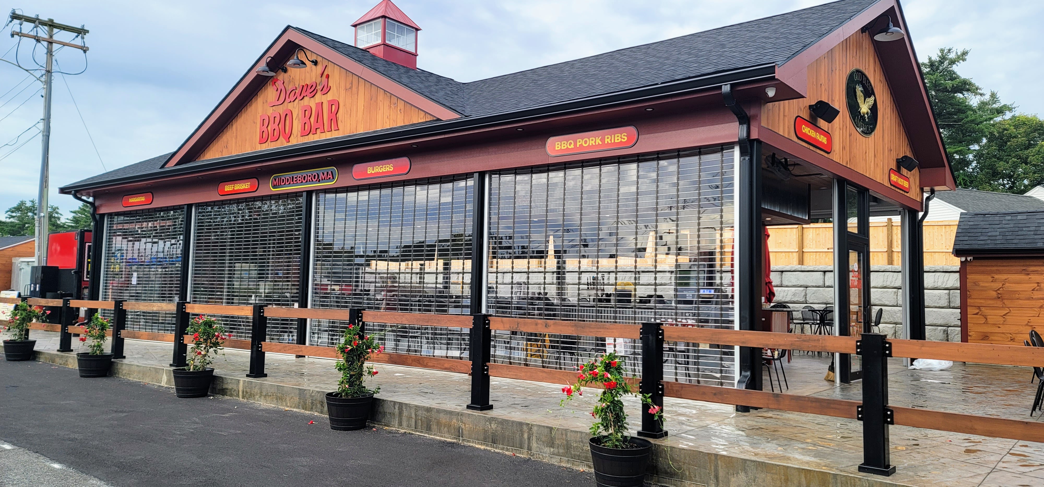 Commercial Door Project - Dave's BBQ Bar